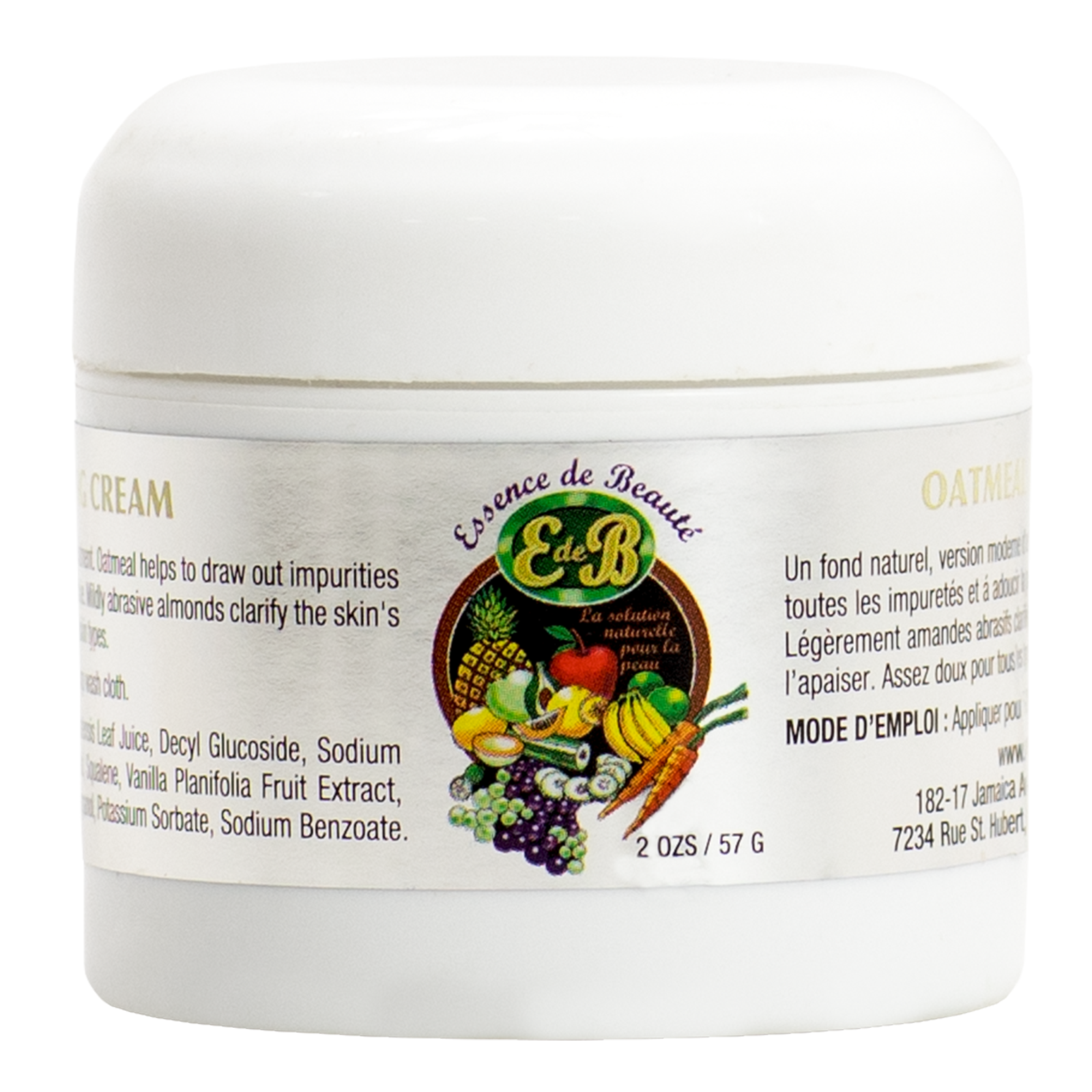 Oatmeal Buffing Cream – Essence de Beauté